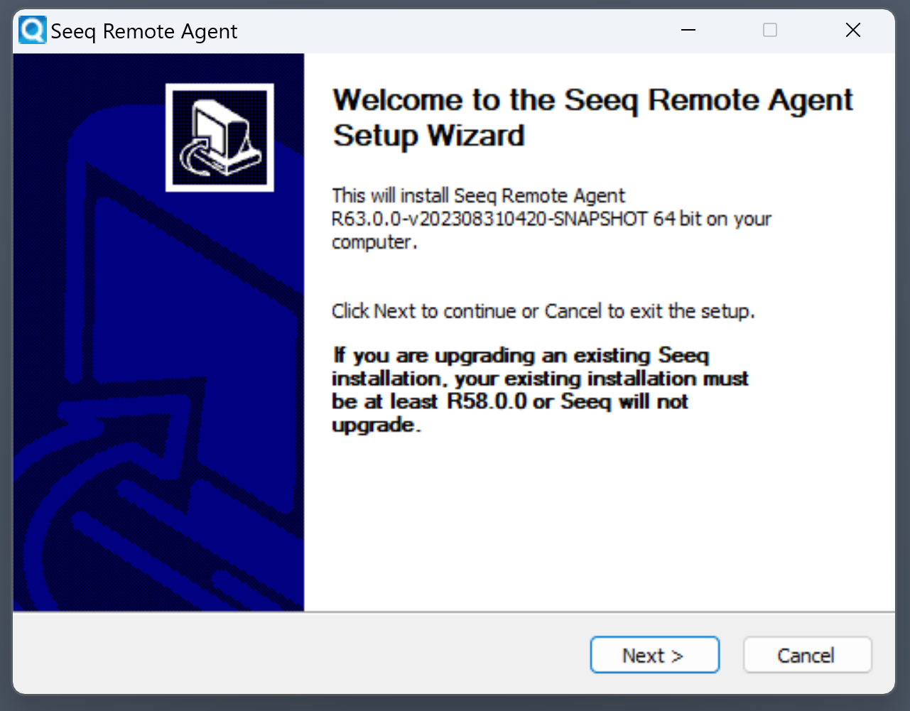 Installing a Remote Agent