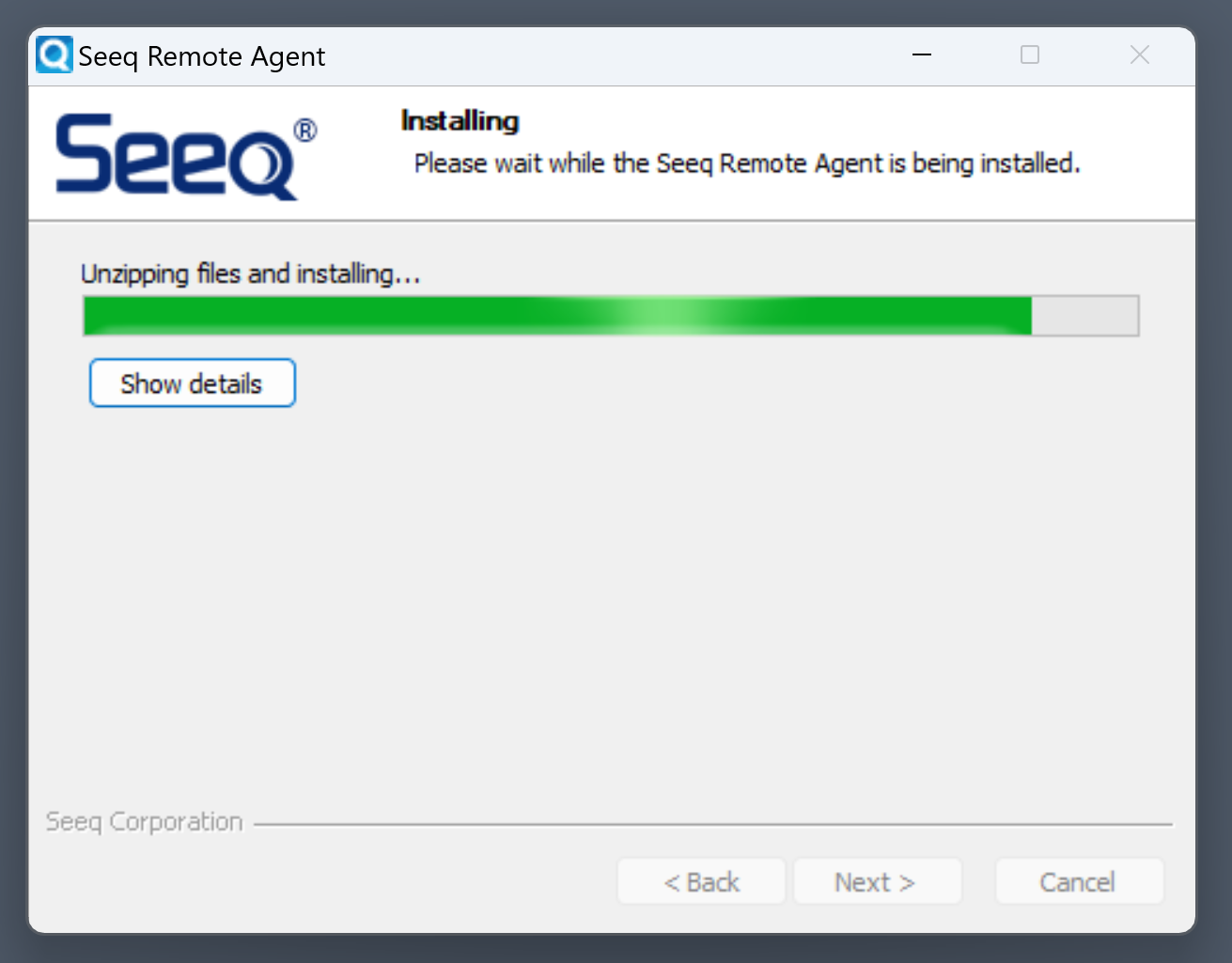 Installing a Remote Agent