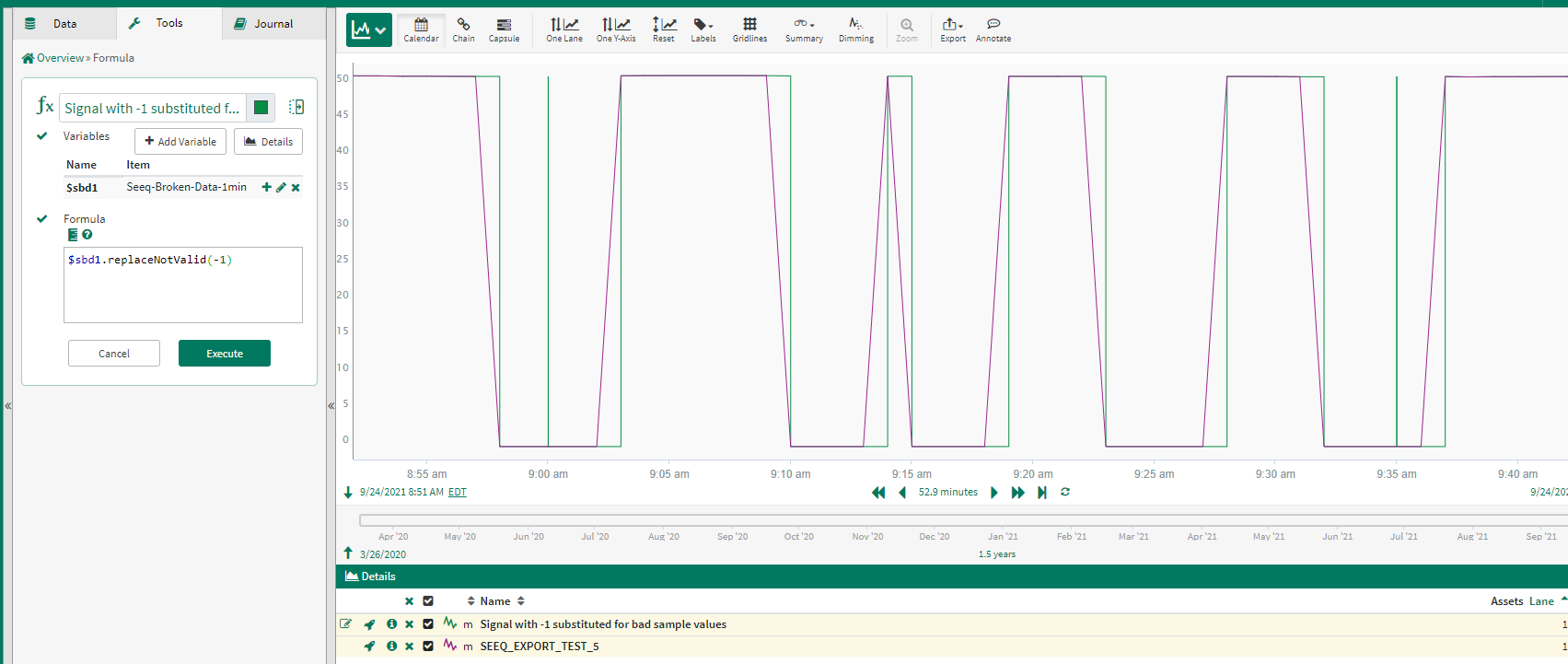 Exporting Signals and Conditions to OSIsoft PI