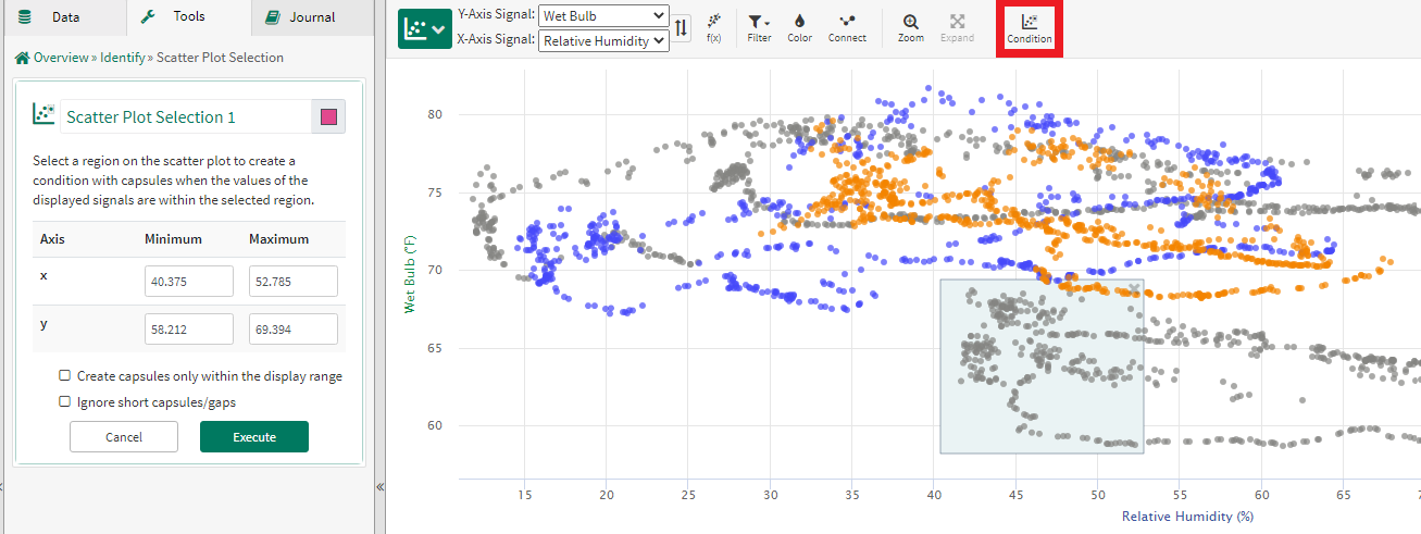 Scatter Plot Selection Tool