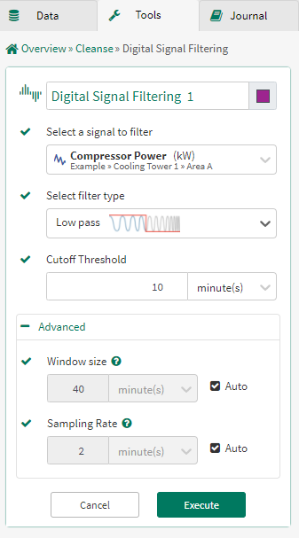 Digital Signal Filtering