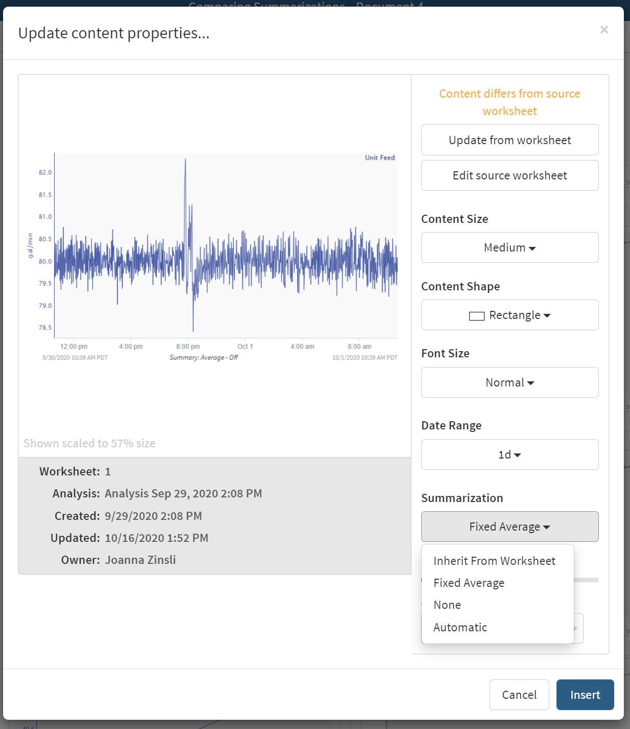 Signal Summarization