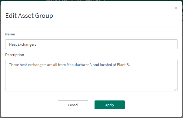 Asset Groups