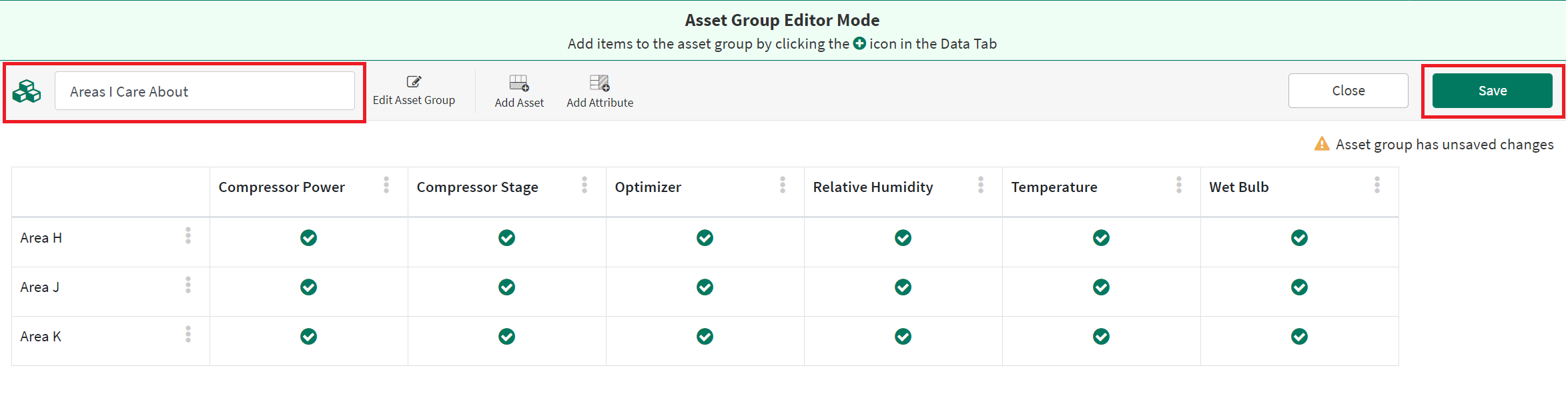 Asset Groups