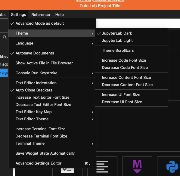 Navigating Advanced Mode
