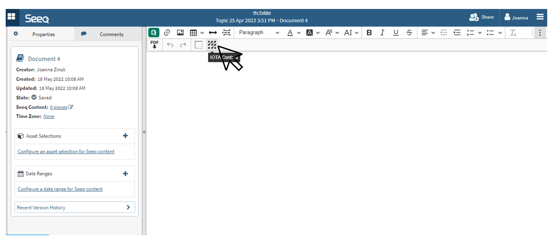 IOTA Software - Seeq Integration