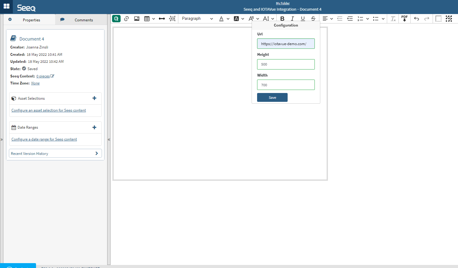 IOTA Software - Seeq Integration
