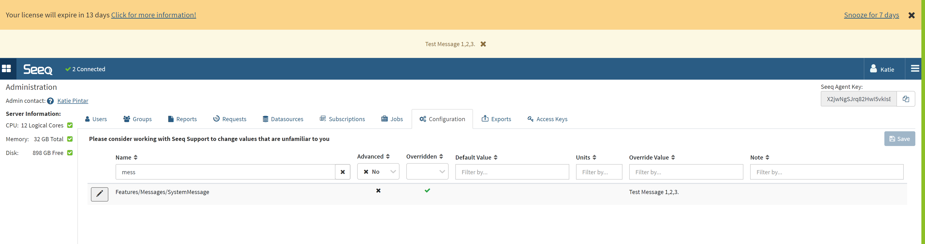 Broadcasting Announcements