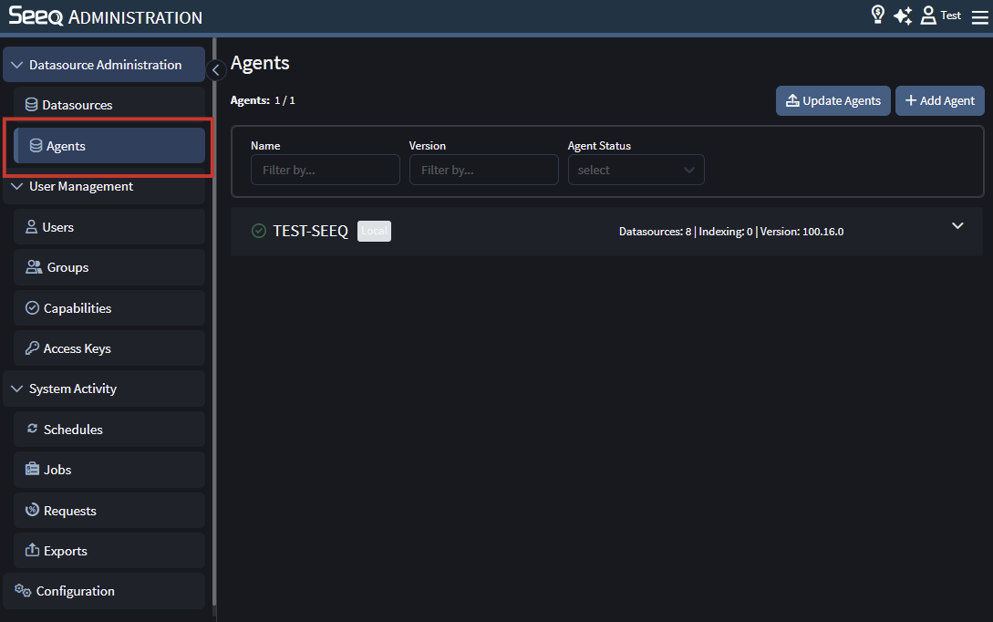 Updating Remote Agents from Seeq Server