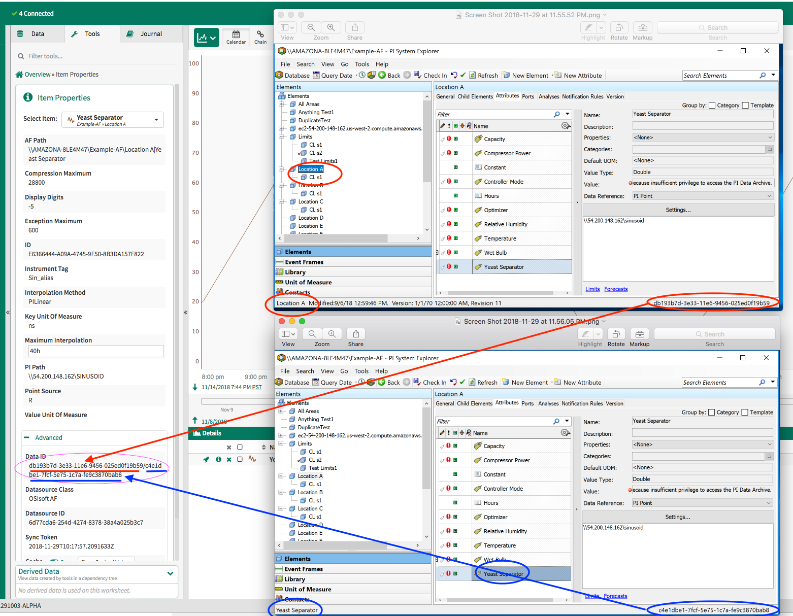 Troubleshooting differences between Seeq and PI/AF