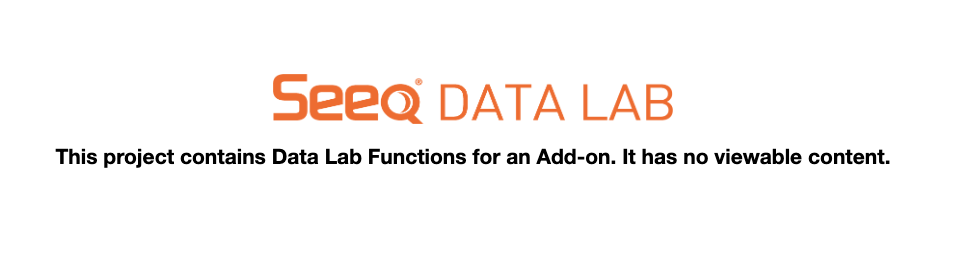 Data Lab Functions vs. Data Lab Projects