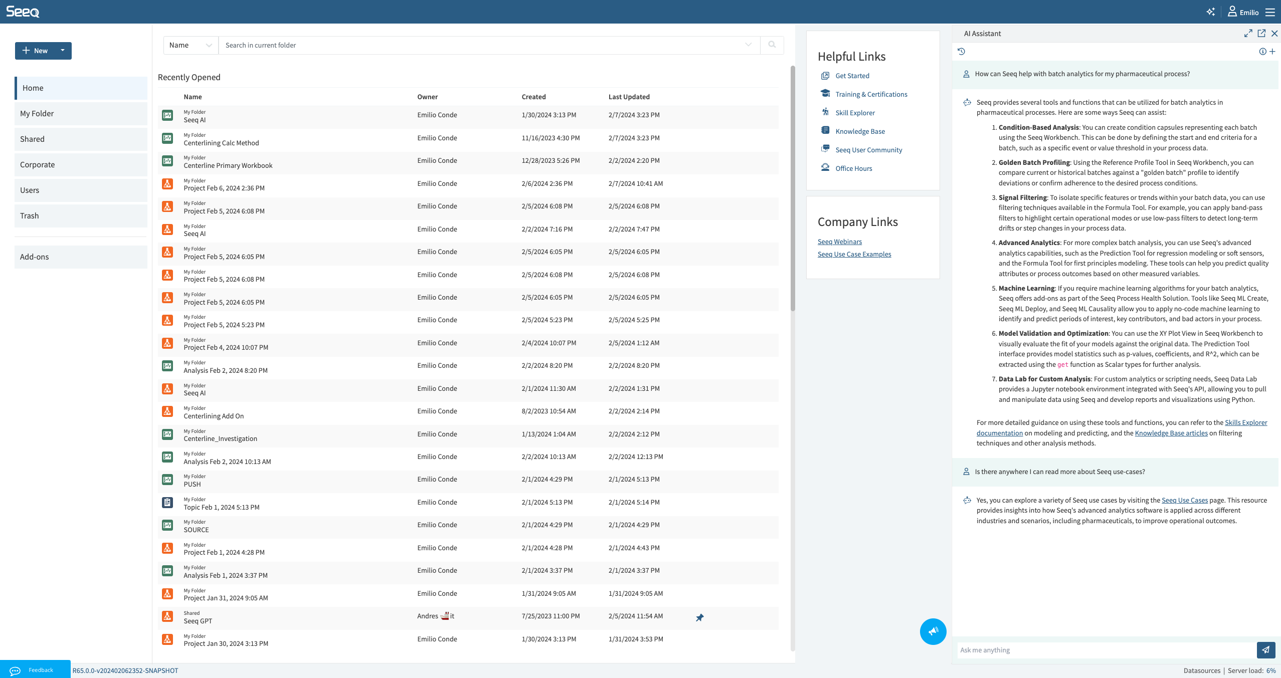 Seeq AI Assistant