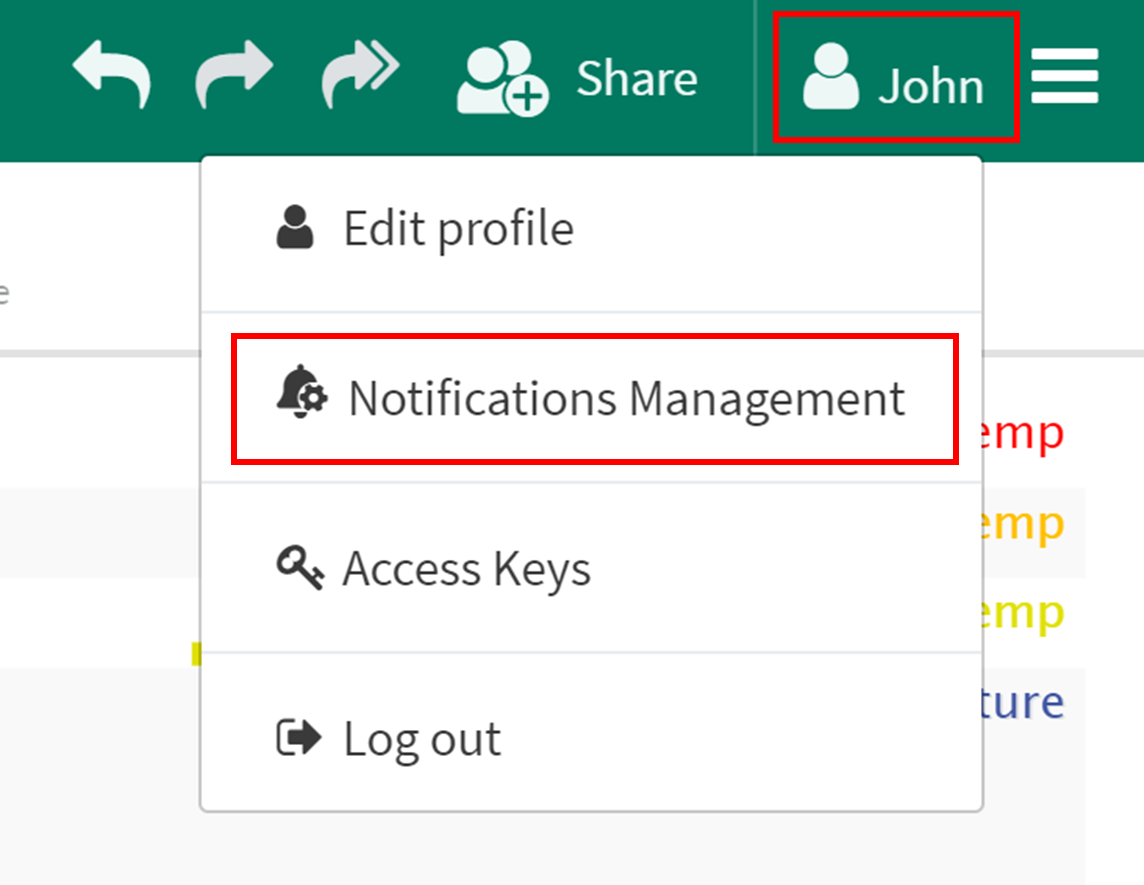 Notifications on Conditions