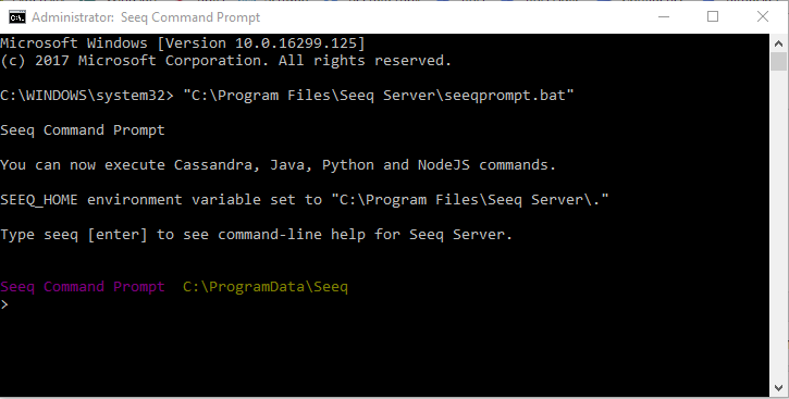 Using the Seeq Command Line Interface (CLI)